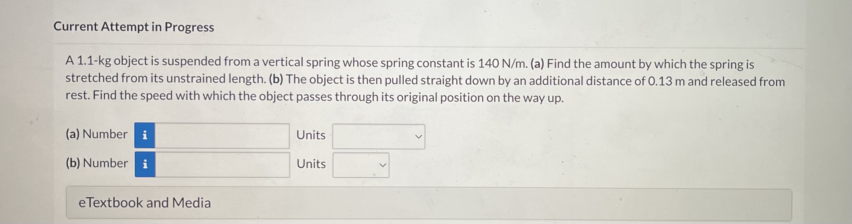Solved A 11.9-kg block rests on a horizontal table and is | Chegg.com