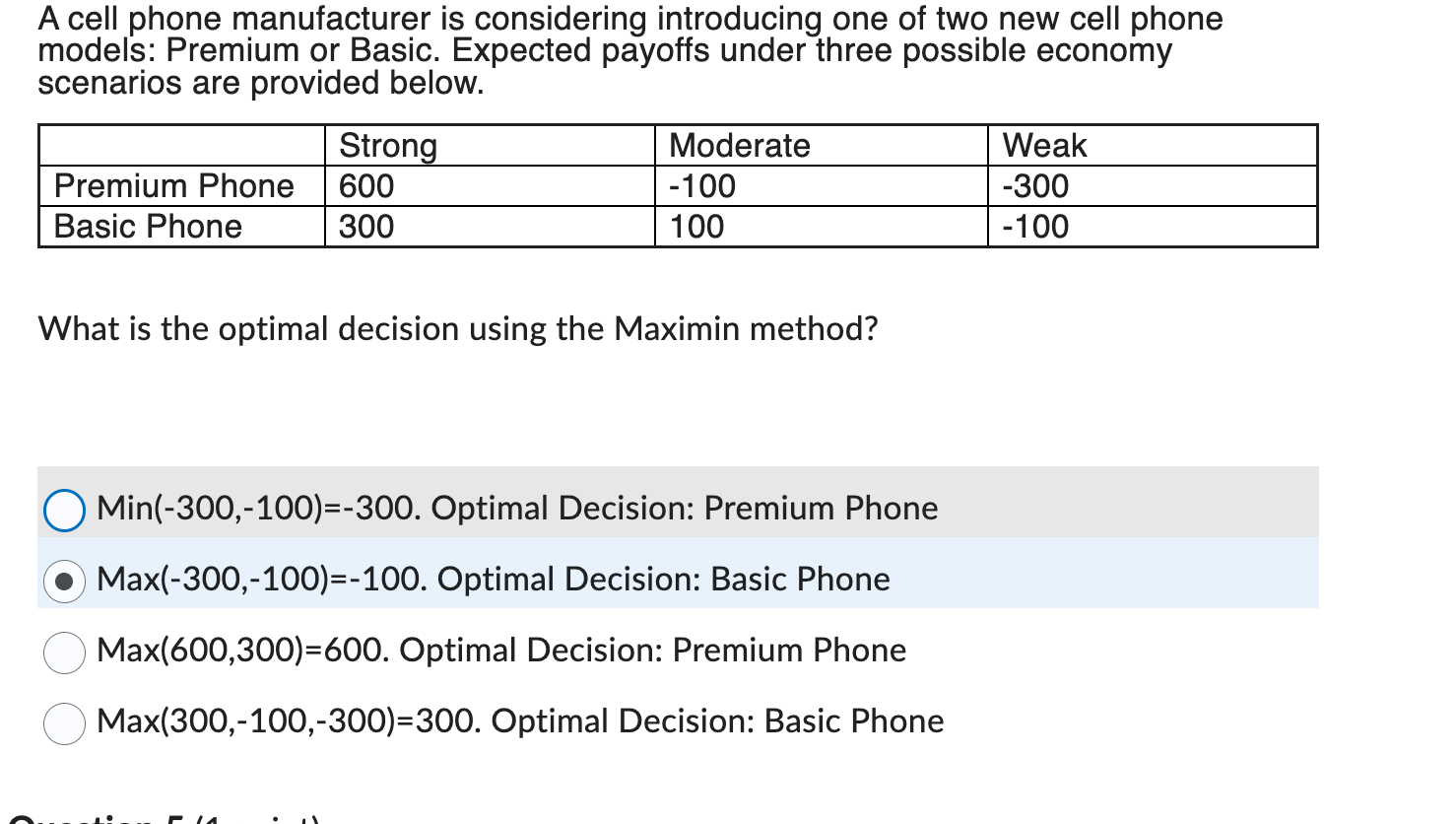 A cell phone manufacturer is considering introducing | Chegg.com