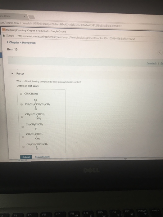 Solved Mastening/Chemistry Chapher 4 Homework-Google Chrome | Chegg.com