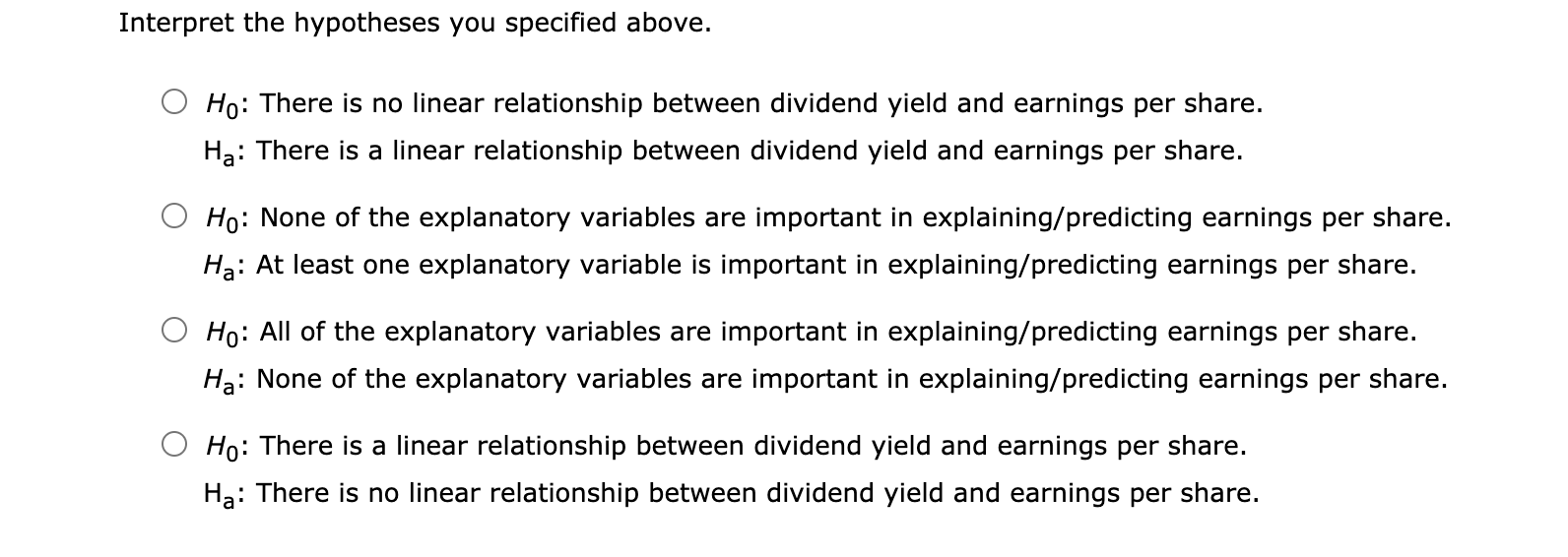 Solved ANOVA df SS F-Statistic p-value 1 Regression Residual | Chegg.com