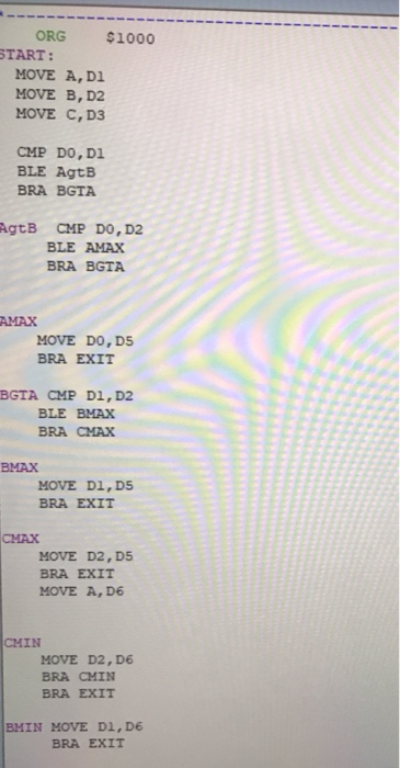 assemble language . for this question most of the | Chegg.com