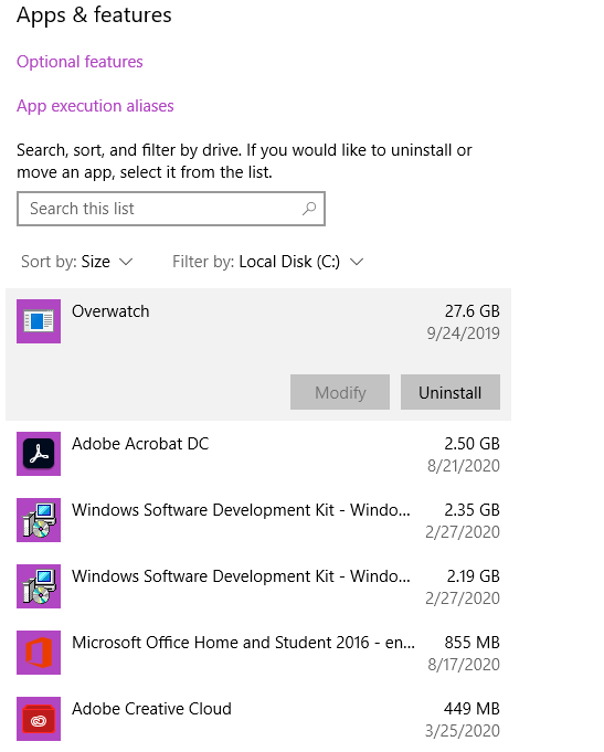 Solved how do i delete this file (overwatch) from my | Chegg.com