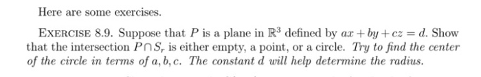 Solved Hi! Sr is the sphere with radius r in R^3 around the | Chegg.com