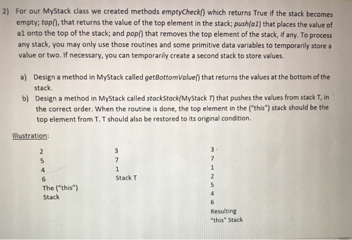 Solved How to reverse the elements of stack only using stack | Chegg.com