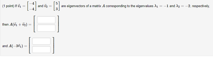 Solved (1 point) To every linear transformation T from R’ to | Chegg.com