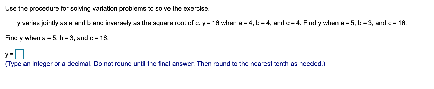 Solved Use the procedure for solving variation problems to | Chegg.com