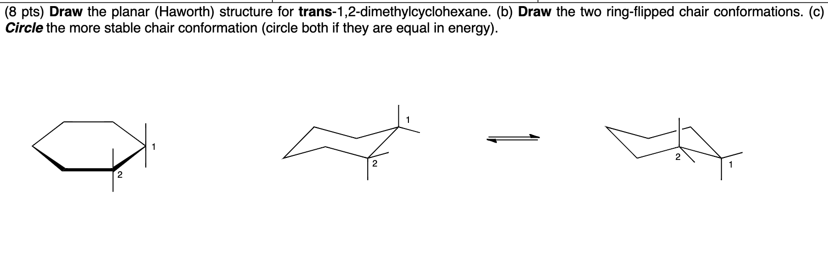 1,2 Dimethylcyclohexane
