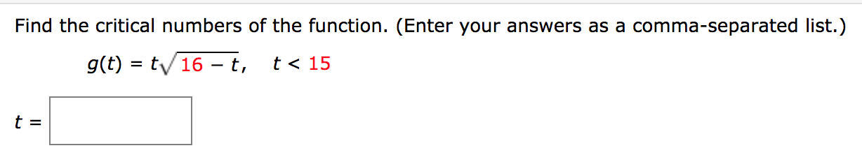 Solved 1. a) Approximate the critical numbers of the | Chegg.com