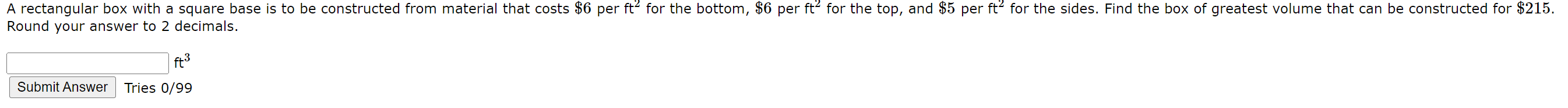 Solved Round your answer to 2 decimals. | Chegg.com