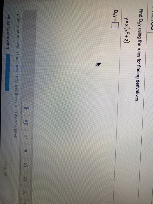 Solved Find D_x y using the rules for finding derivatives. | Chegg.com