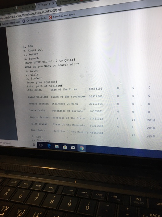 Solved 11.59 Due: May 02, 2018 In this project, you will | Chegg.com