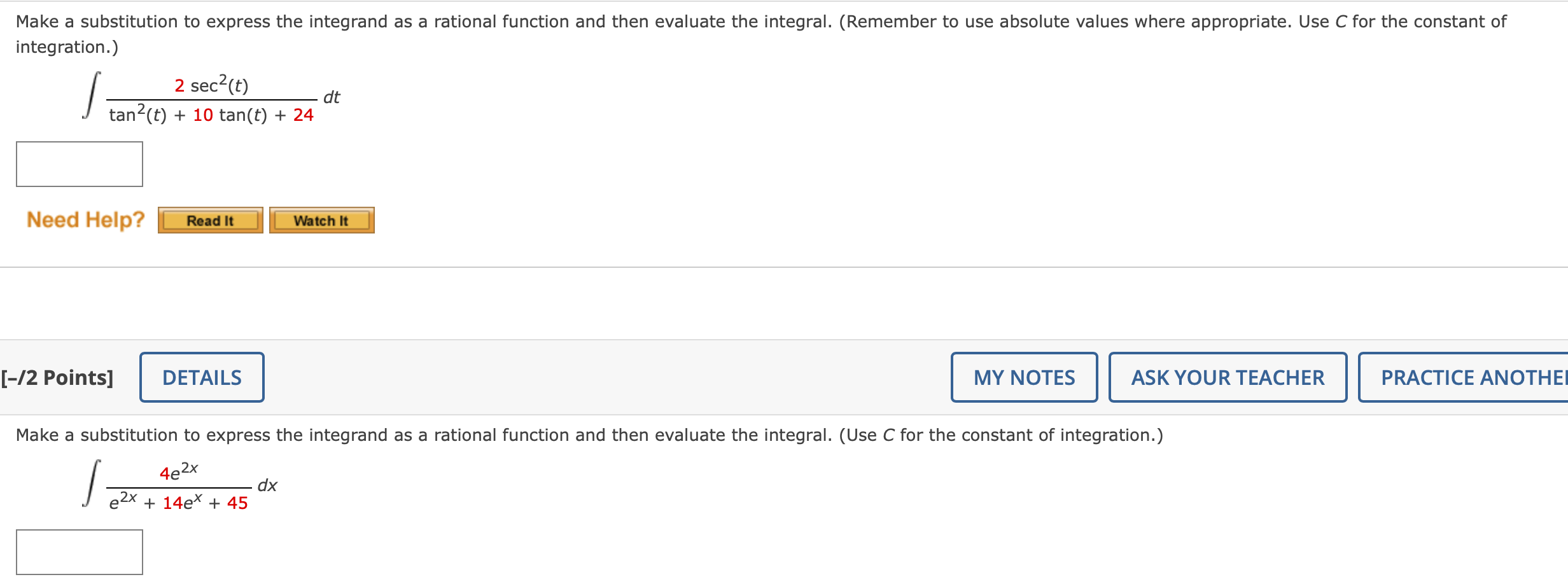 Solved Make a substitution to express the integrand as a | Chegg.com