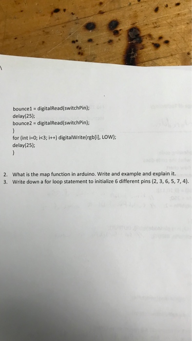 Solved 1. Given the following code: a. b. c. Explain what | Chegg.com