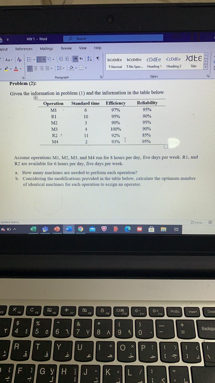 HW1 - Word Search ayout References Mailings Review | Chegg.com