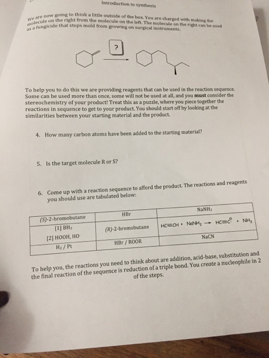 Solved Full reduction of double and triple bonds ction of a | Chegg.com