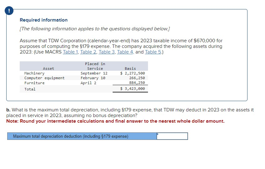 Solved TABLE 5 Nonresidential Real Property Mid-Month | Chegg.com