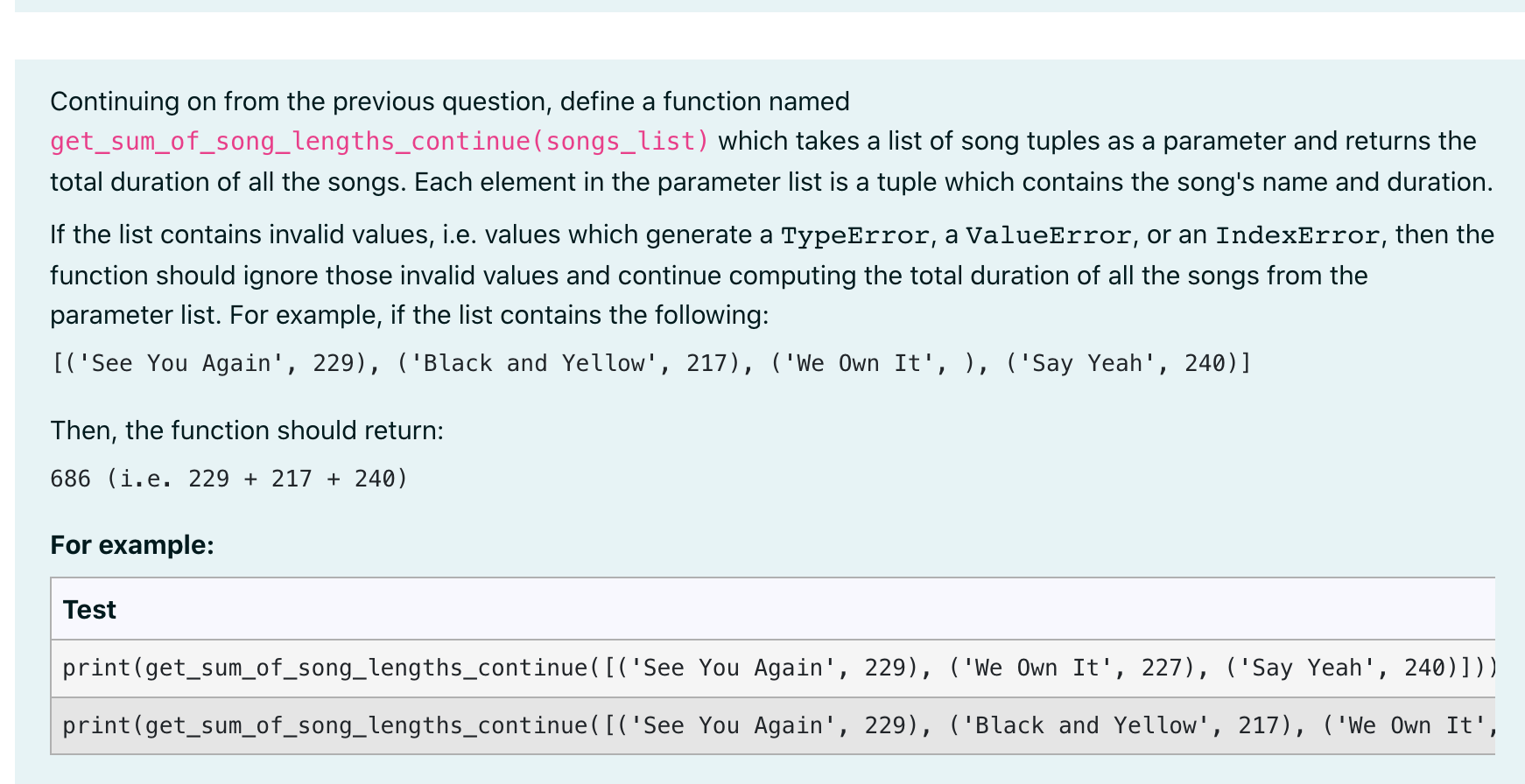 Solved Continuing on from the previous question, define a | Chegg.com