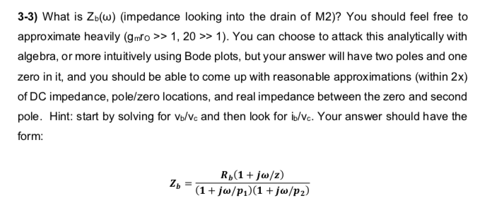 Problem 3. A Simple Differential Circuit ( ∗ Related | Chegg.com