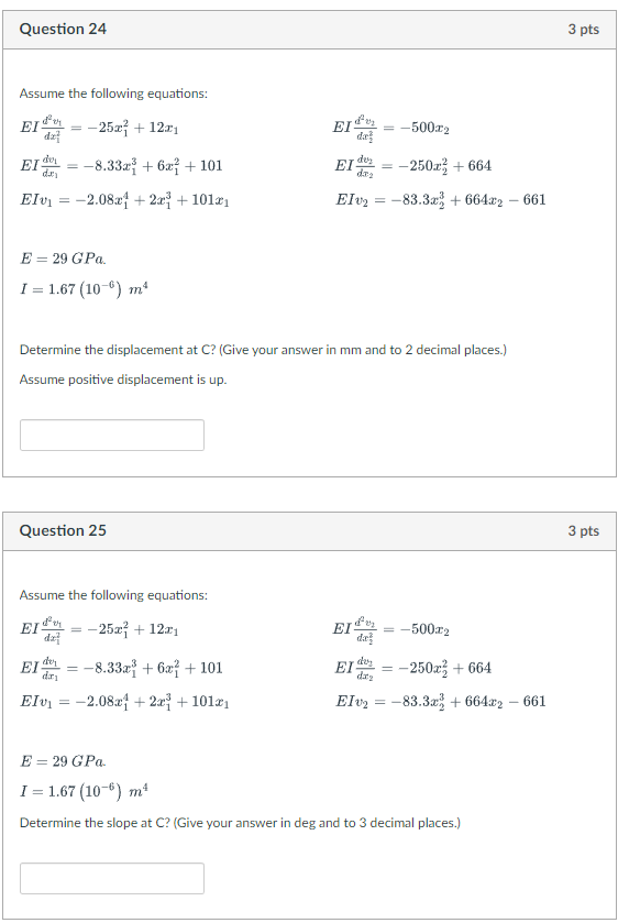 Solved Displacement = Interration You will be using | Chegg.com
