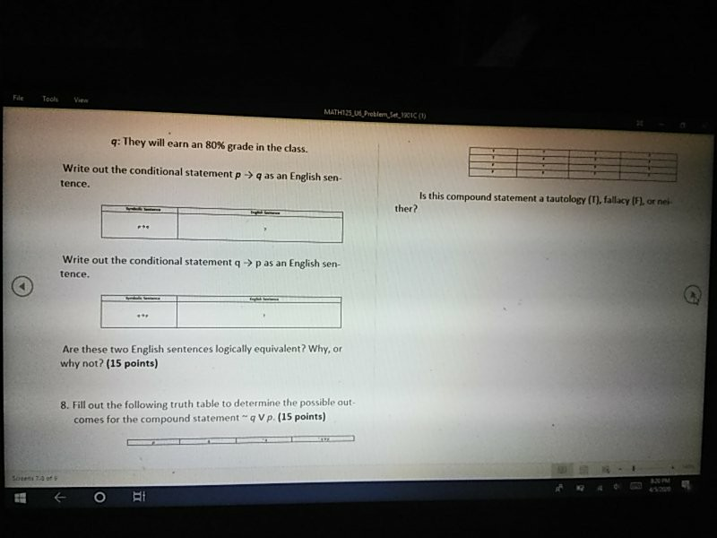 - File Tools View MATH125_06_Problem Set, 1901CH | Chegg.com
