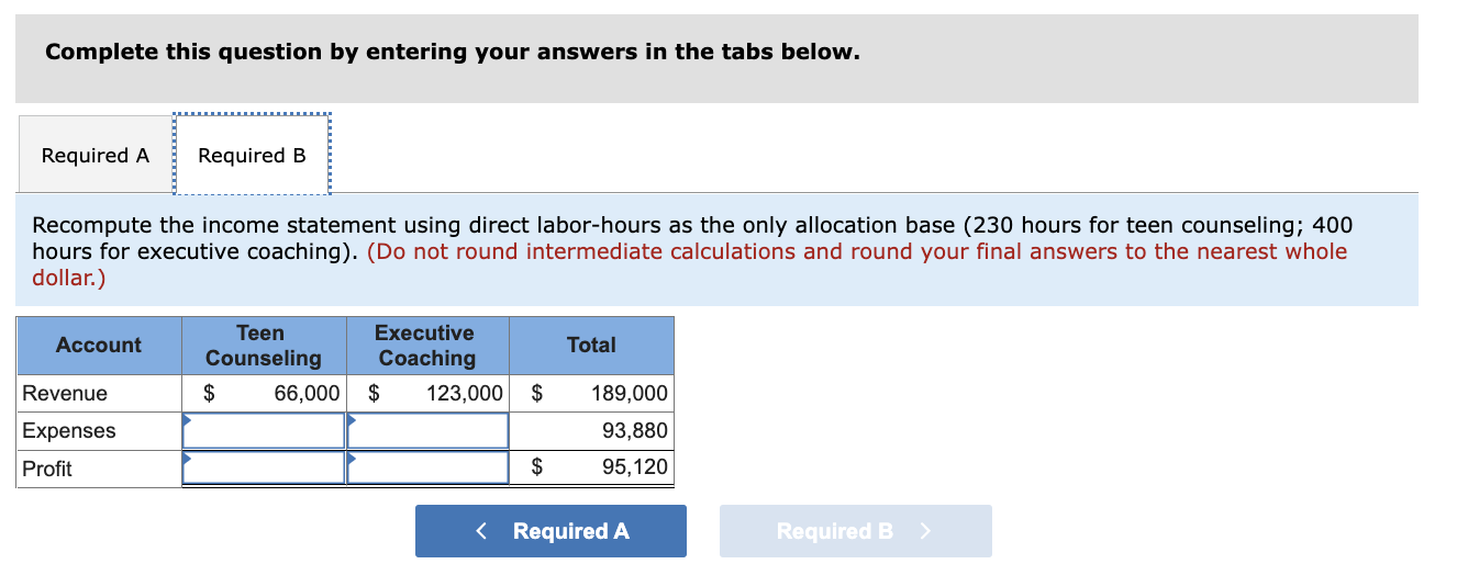 Solved Exercise 9-47 (Algo) Activity-Based versus | Chegg.com