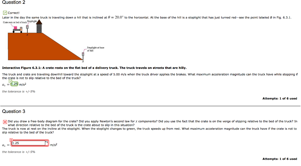 Solved Interactive Exercises 6.03: Frictional force on | Chegg.com