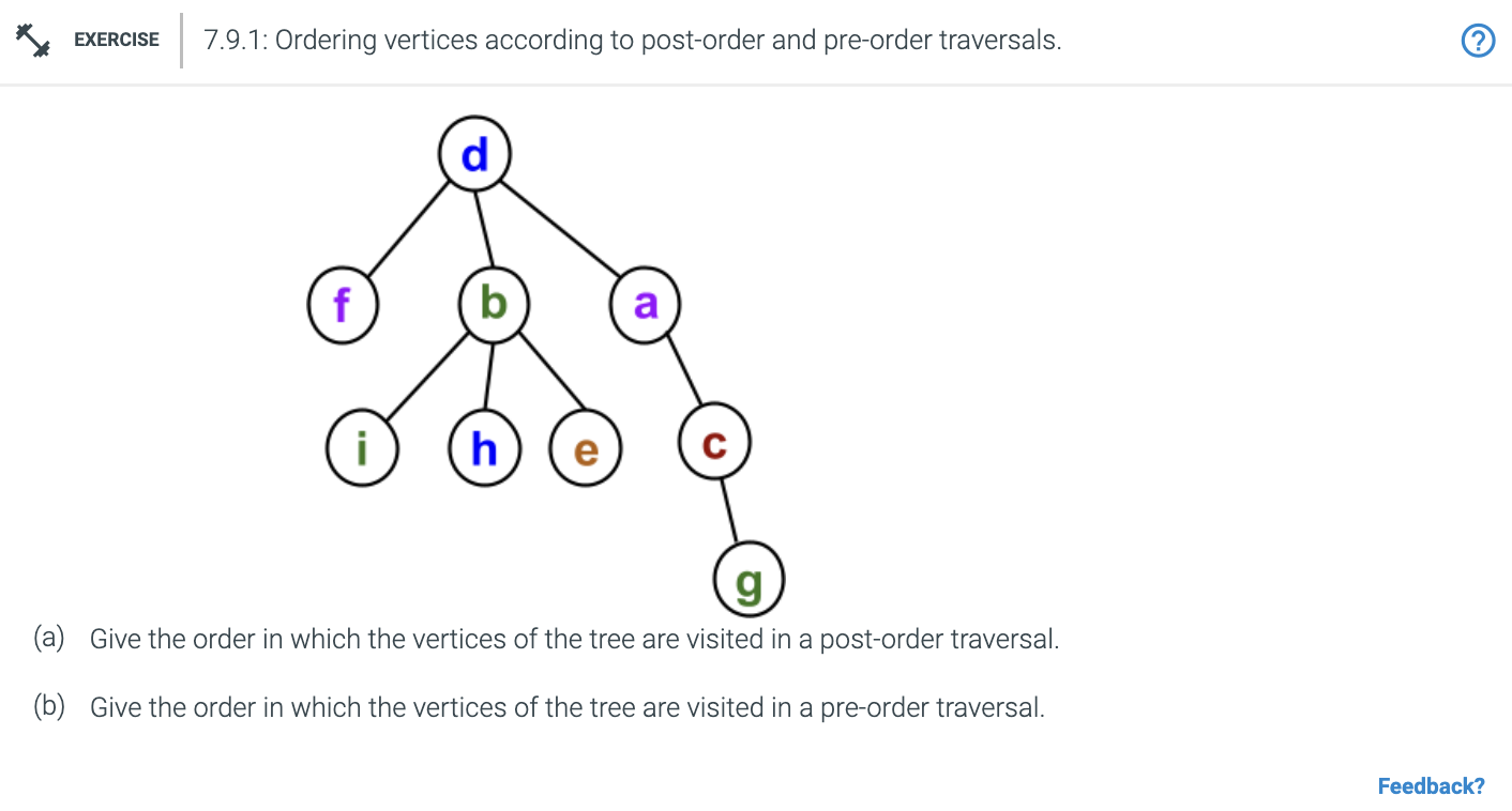 Solved \begin{tabular}{l|l} EXERCISE & 7.9.1: Ordering | Chegg.com