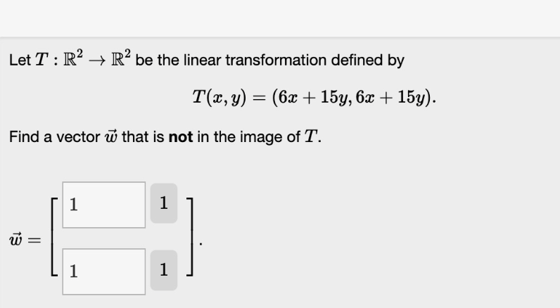 Solved Let T:R2→R2 be the linear transformation defined by | Chegg.com