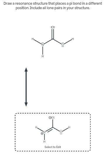 Solved Draw a resonance structure that places a pi bond in a | Chegg.com