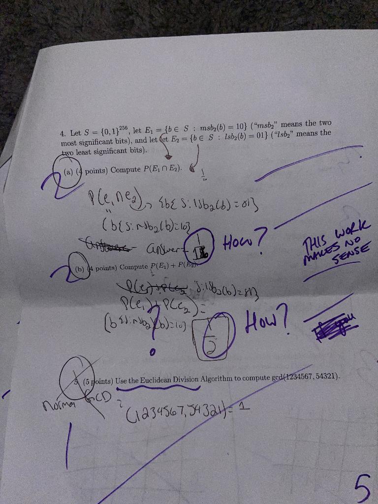 Solved most significant bits), and let (et | Chegg.com