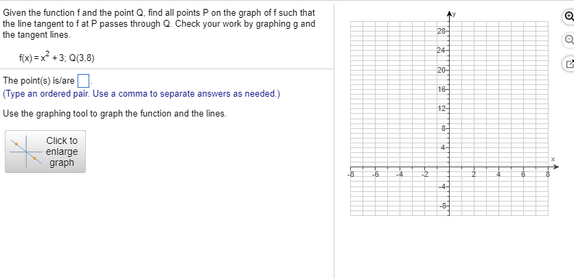 Solved Given the function fand the point Q, find all points | Chegg.com