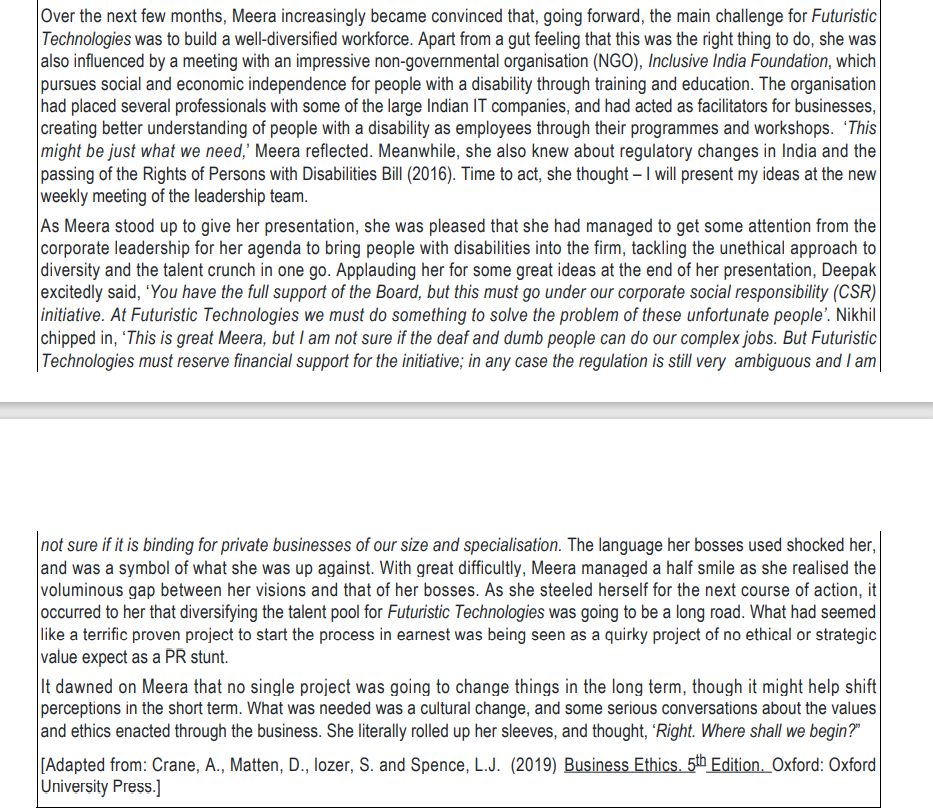 Solved CASE STUDY [100 Marks] Read the following case study | Chegg.com