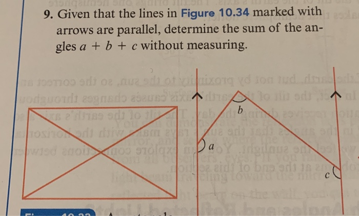 Solved 9. Given that the lines in Figure 10.34 marked with | Chegg.com