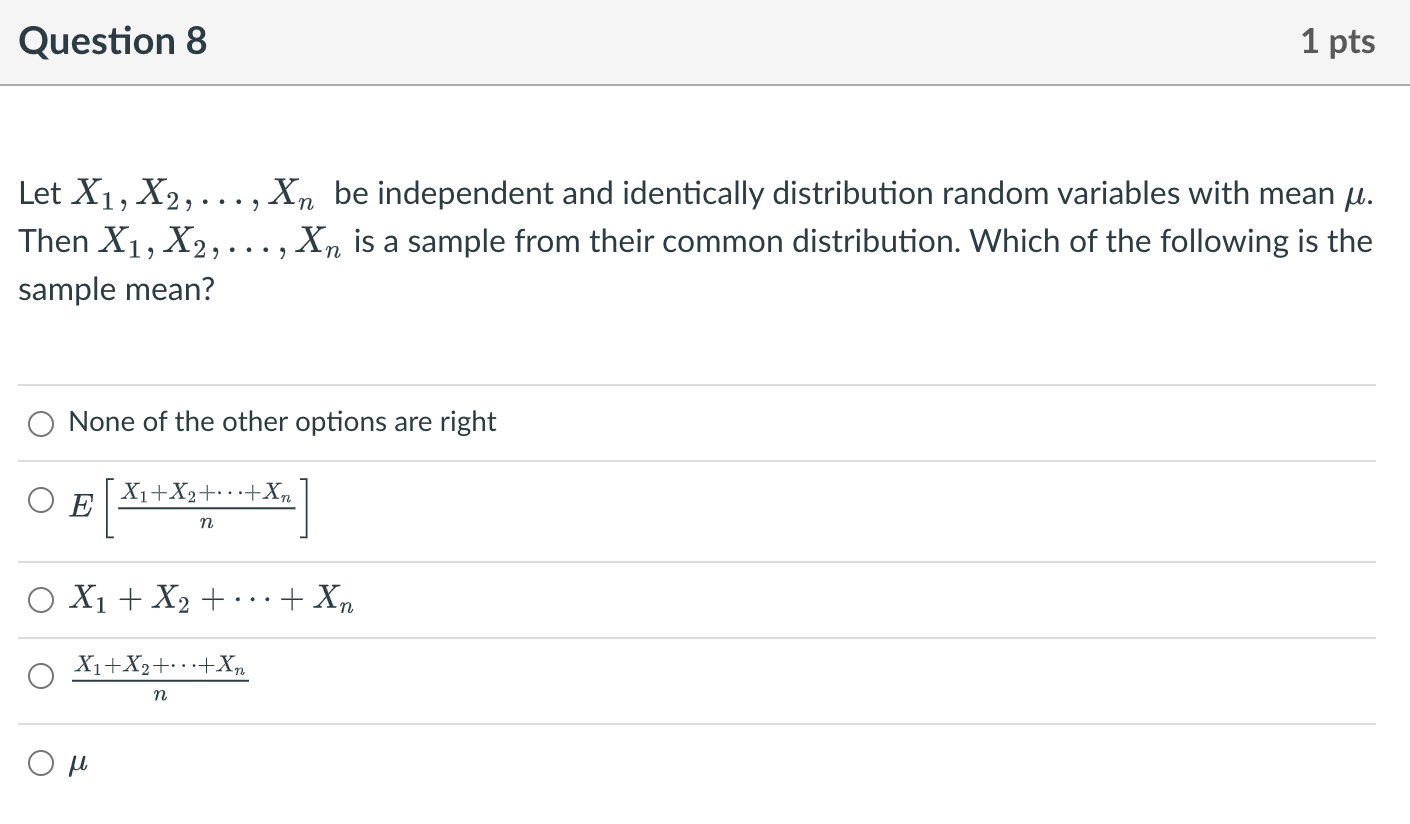 Solved Let X1,X2,…,Xn be independent and identically | Chegg.com
