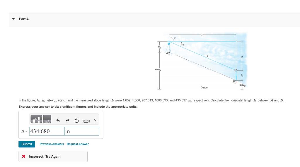 Solved In the figure, he,hr, elev AA, elev B and the | Chegg.com