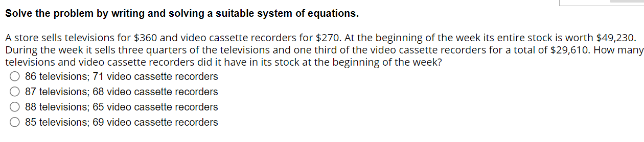 Solved Solve the problem by writing and solving a suitable | Chegg.com