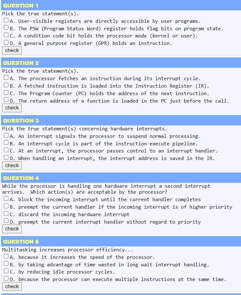 Solved computer science practice questions for homework | Chegg.com