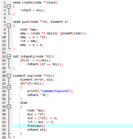 Solved void create (node ∗ stack) \{ *stack = NULL; 3 void | Chegg.com