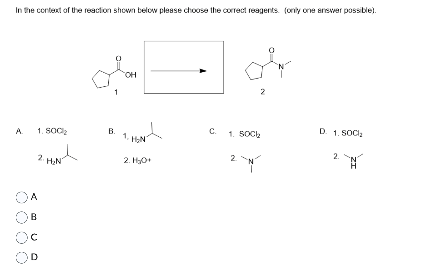 Solved In the context of the reaction shown below please | Chegg.com