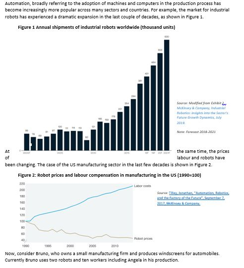 Solved Automation, broadly referring to the adoption of | Chegg.com