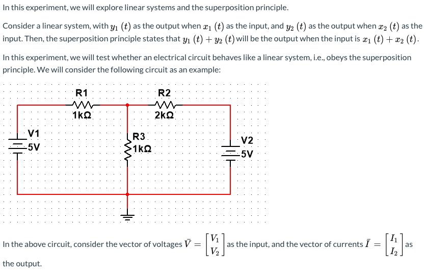 Solved In this experiment, we will explore linear systems | Chegg.com
