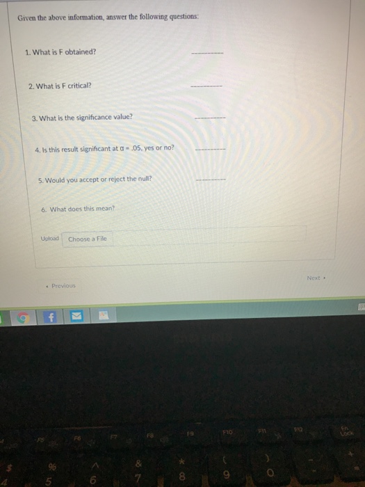 Solved ANOVA SUMMARY Groups Count Sum Average Variance | Chegg.com