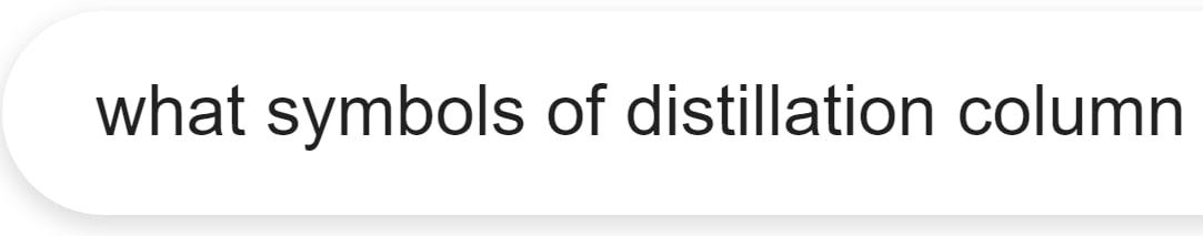 Solved what symbols of distillation column | Chegg.com