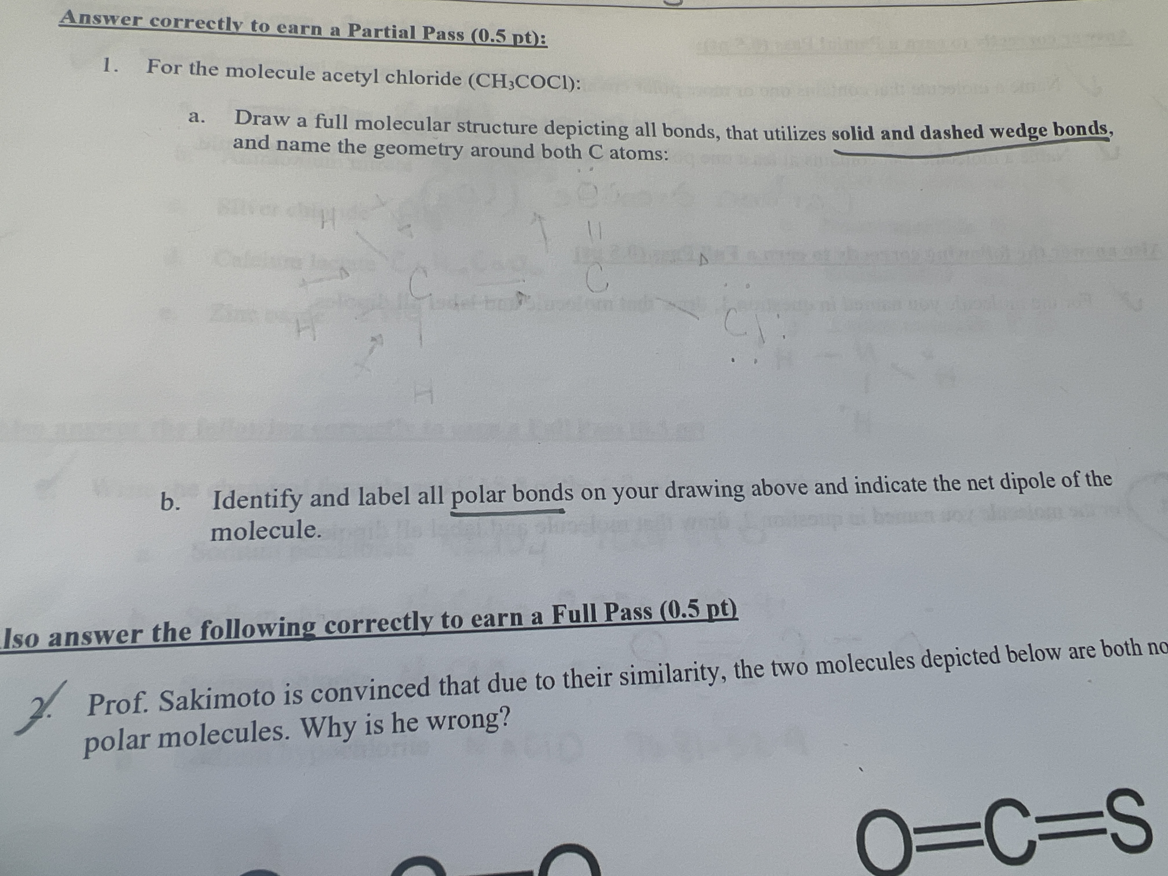 Answer correctly to earn a Partial Pass (0.5 pt): 1. | Chegg.com