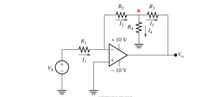 Solved a) . Figure 4 shows an op amp circuit with multiple | Chegg.com