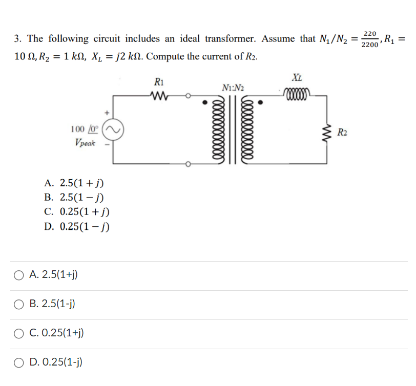 Solved 3. The following circuit includes an ideal | Chegg.com