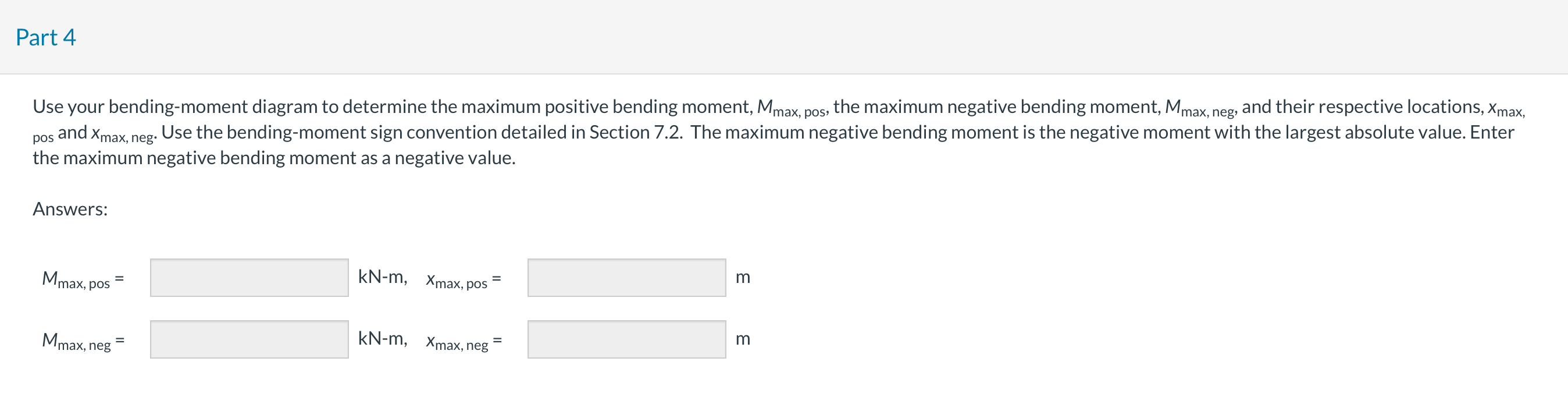 Solved I got the first part right but not the last 3 parts | Chegg.com
