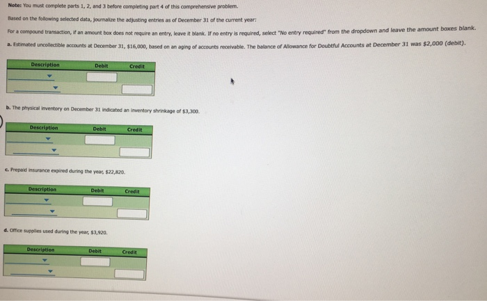 Solved Note: You must complete parts 1, 2, and 3 before | Chegg.com
