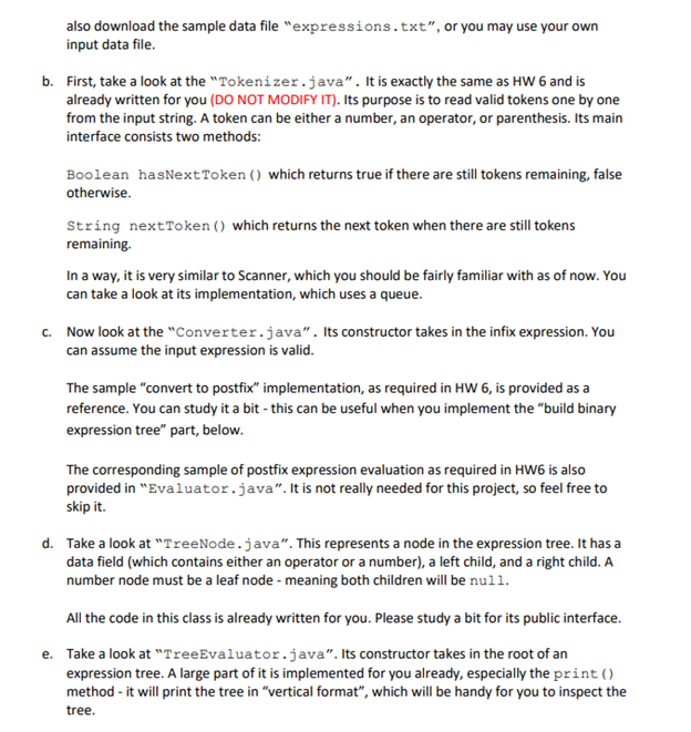 Solved also download the sample data file "expressions.txt", | Chegg.com