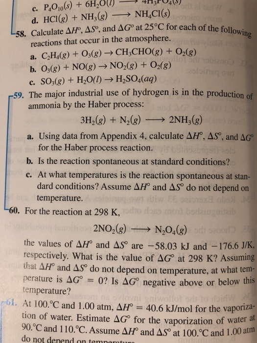 Solved APPENDIX Selected Thermodynamic Da Note: All values | Chegg.com